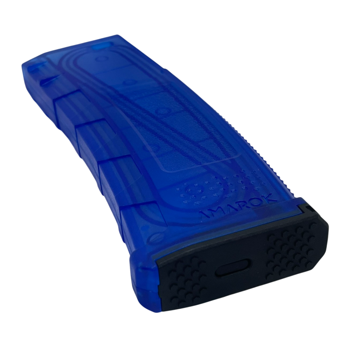 Amarok 160Rnds M4 Mid Cap Magazine - Transparent Blue – Unit 1 Airsoft